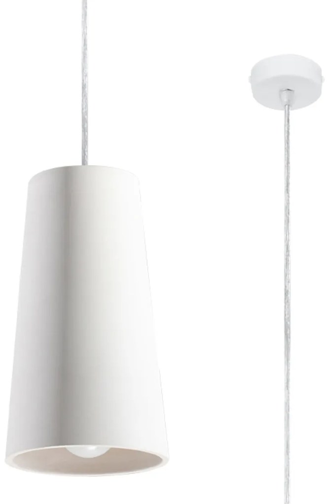 Sollux Lighting Keramická závěsná lampa GULCAN