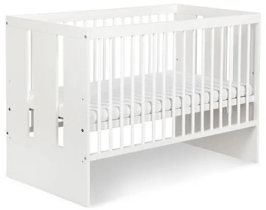 KLUPŚ - Dětská postýlka PAULA 120x60 cm borovice/bílá