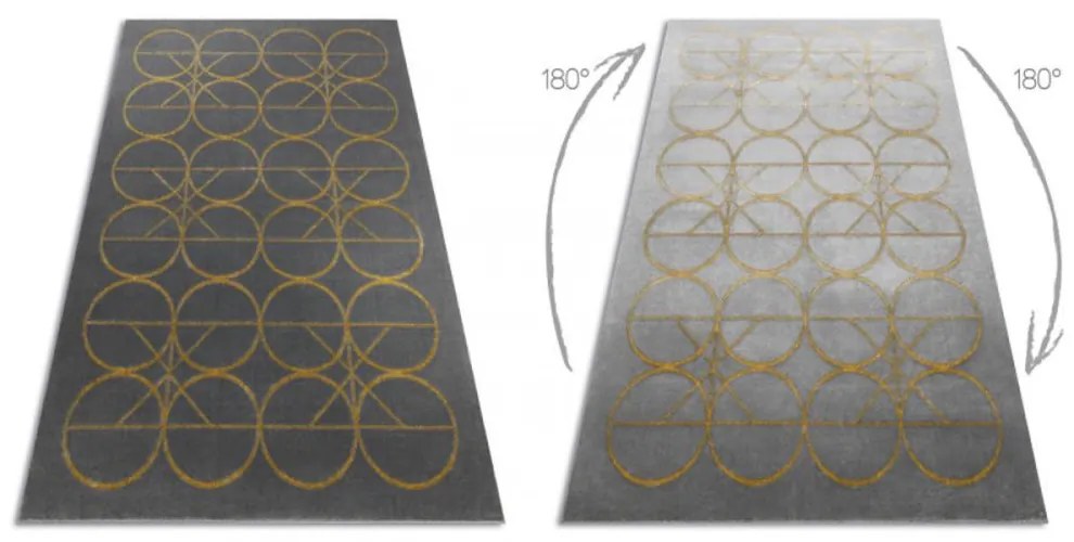 Kusový koberec Ema šedý 240x330cm