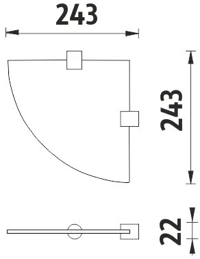 Nimco Police rohová BR 11091RB-26