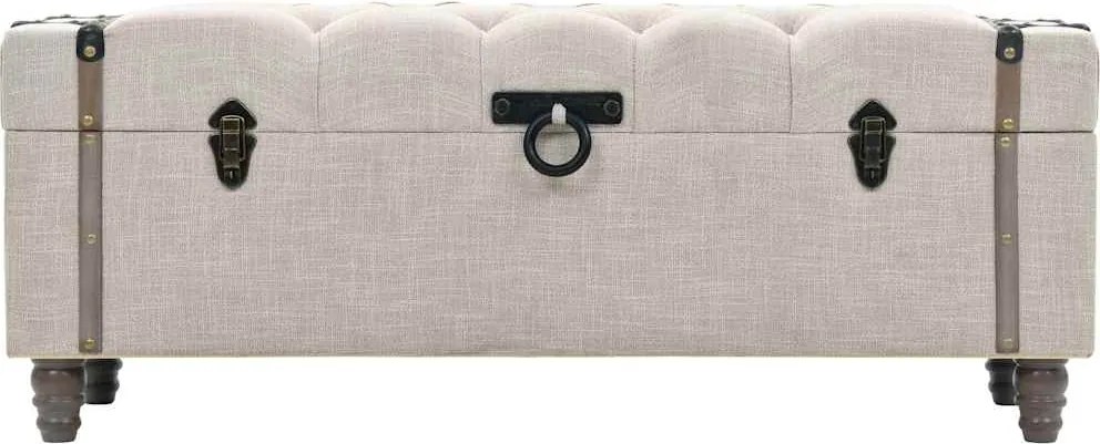 Sada úložných lavic 3 kusy masivní dřevo a ocel 112x37x45 cm 245762