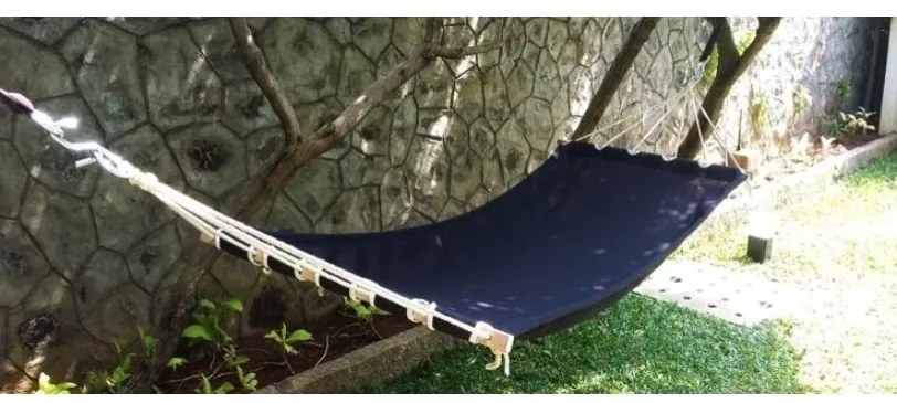 Houpací síť Airmesh pro jednoho, černá