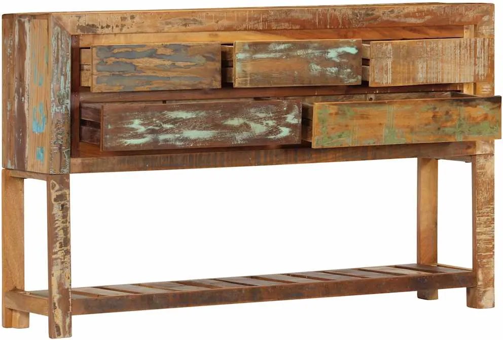 Příborník 120 x 30 x 75 cm masivní recyklované dřevo 247478