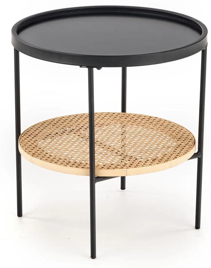 Černý konferenční stolek GLOMMA 45x45