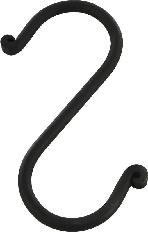 Černý antik závěsný háček Terrié L - 5*11 cm