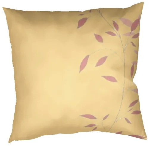 Dadka Povlak na polštář flanel Mandevila pudrová na banánovém  50x70 cm