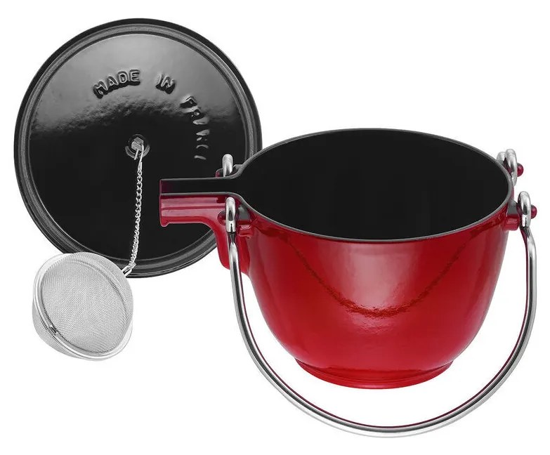 Staub litinová konvice na čaj 21 cm/1,15 l višňová, 1650006