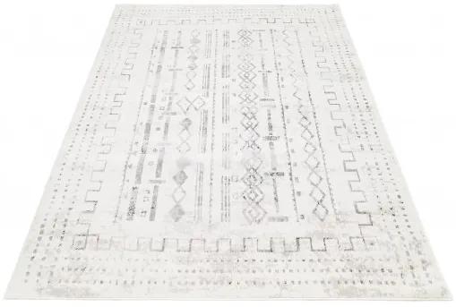 Moderní kusový koberec GRACE 3470A krémový světle šedý Rozměr: 80x150 cm