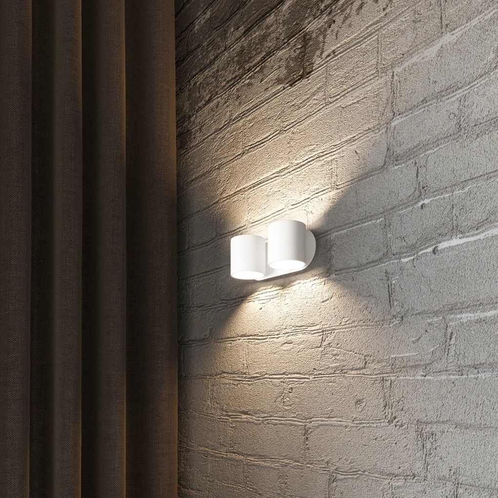 Sollux Lighting Nástěnné svítidlo ORBIS 2 bílé