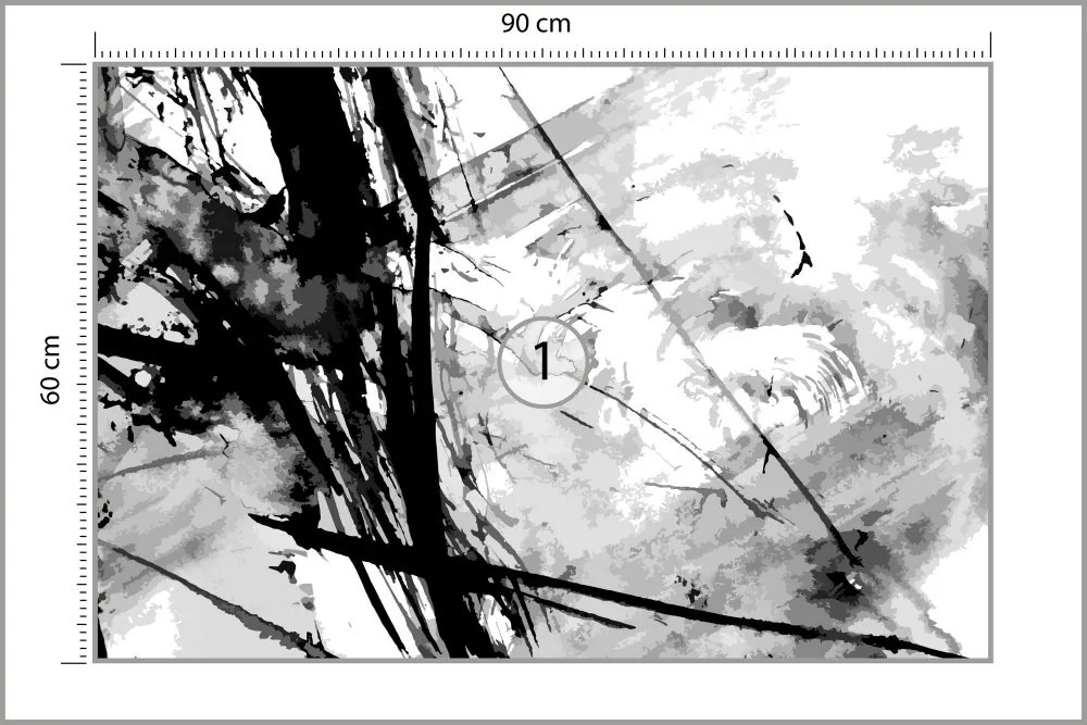 Fototapeta Abstract Ink Paint Background Samolepící tapety 368x280