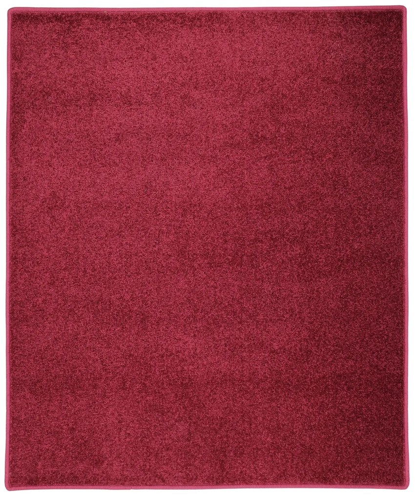 Vopi koberce Kusový koberec Eton vínově červený - 140x200 cm