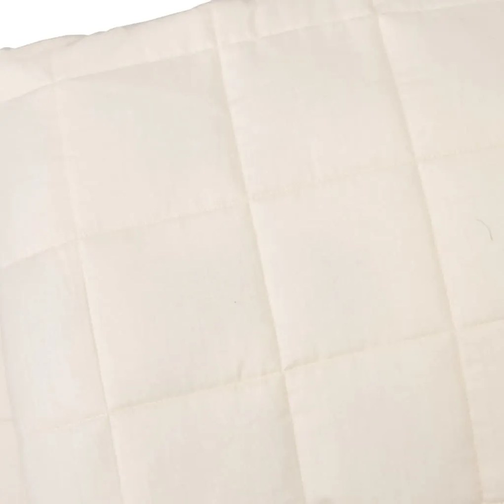 Zátěžová deka světle krémová 200 x 230 cm 13 kg textil 3154824