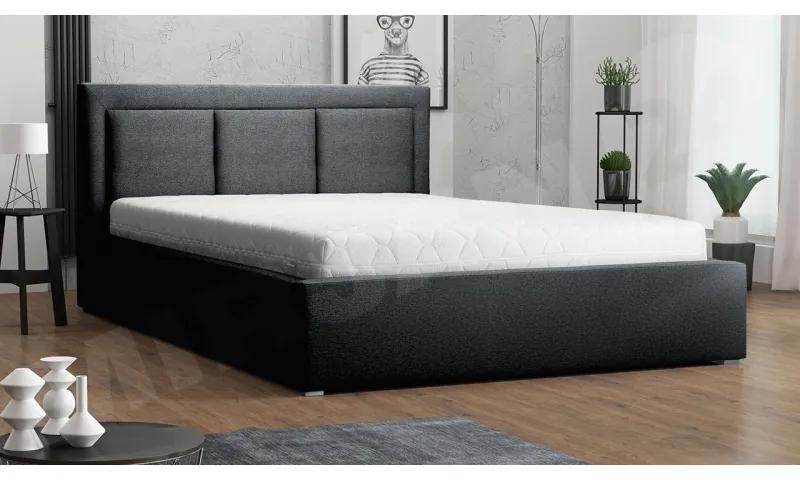 Čalouněná postel s rolovatelným roštem Koay, Rozměr postele: 160, Potah: Malmo 13 365