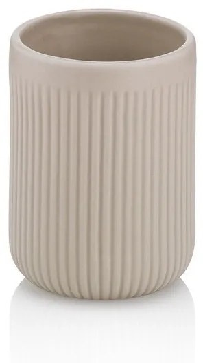 KELA Pohár Adele keramika stříbrně šedá KL-23739