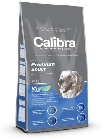 CALIBRA DOG PREMIUM ADULT 12kg NEW