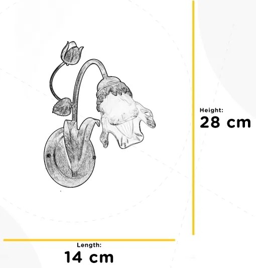 ONLI - Nástěnné svítidlo ARIANNA 1xE14/6W/230V