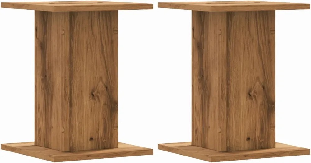 Stojany na rostliny 2 ks dub artisan 30 x 30 x 40 cm kompozit 3307854