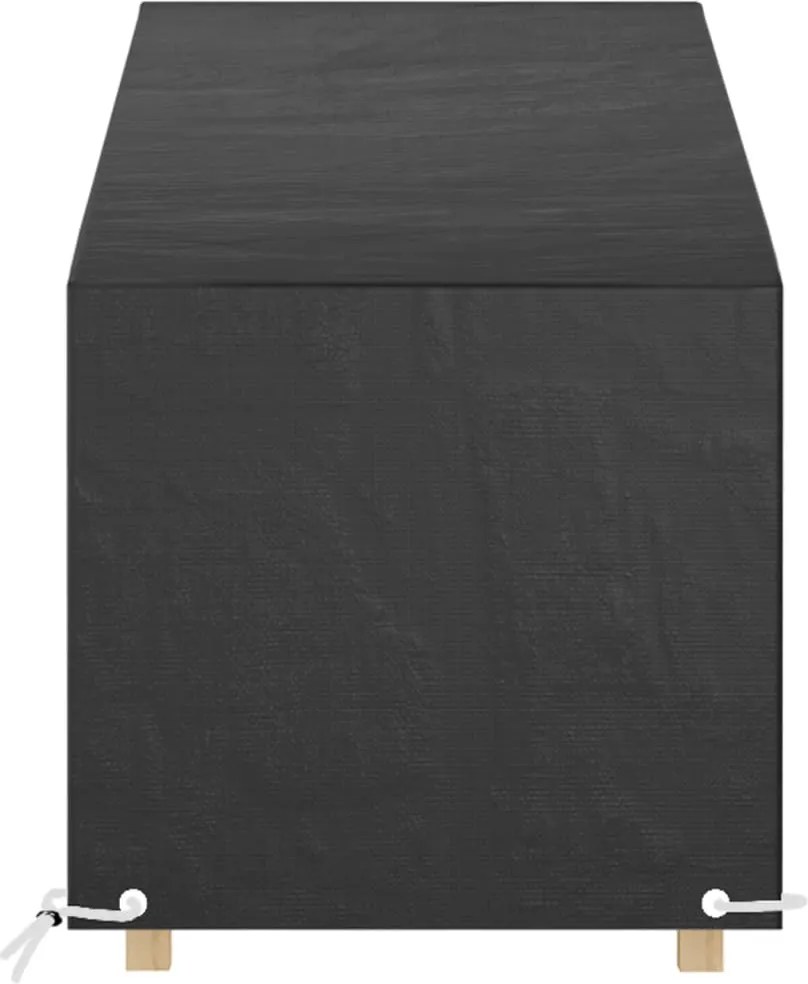 Plachty na zahradní lehátko 2 ks 12 oček 205 x 75 x 40/70 cm PE 3155394