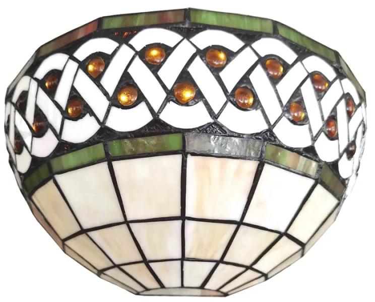 Nástěnná Tiffany lampa Nicolette -31*15*21 cm – 31x15x21 cm