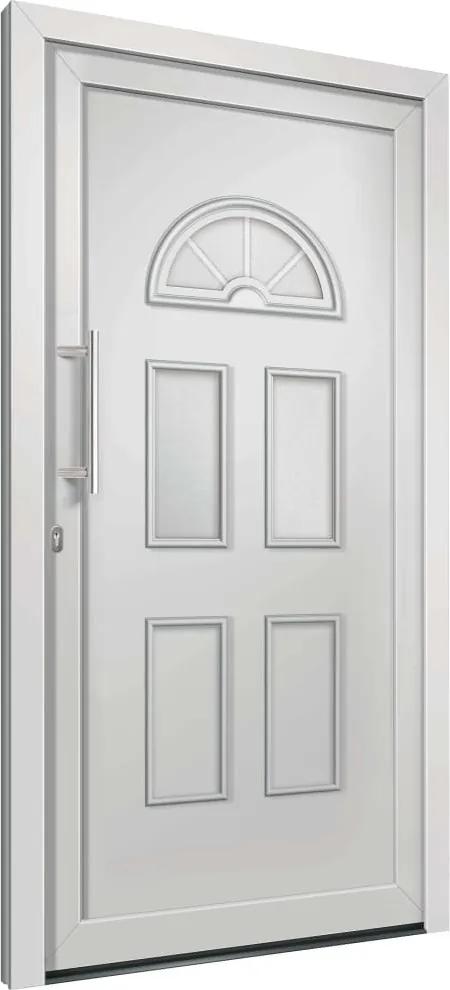 vidaXL Vchodové dveře bílé 88 x 200 cm [279249]