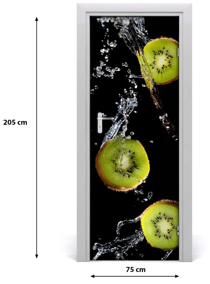 Fototapeta na dveře do domu samolepící Kiwi 75x205 cm