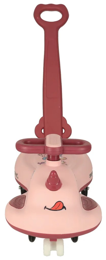 Creative Corner LED Swing FIX S1 gravitační koloběžka s rukojetí růžová max. 65 kg