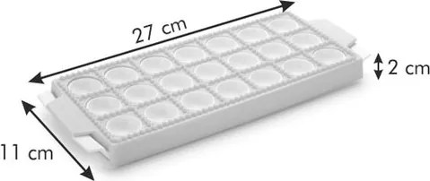 TESCOMA Forma na kulaté raviolini DELÍCIA, 21 ks