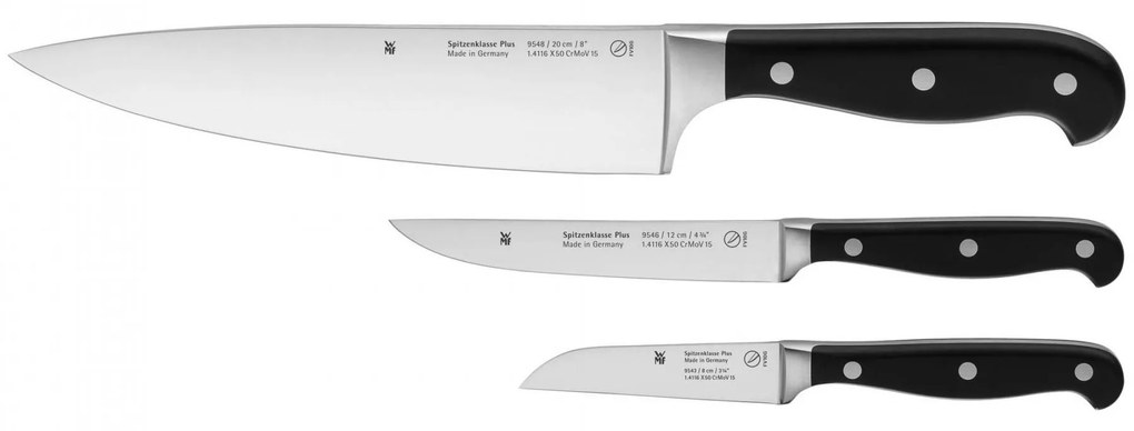 WMF Sada nožů Spitzenklasse Plus, 3 ks