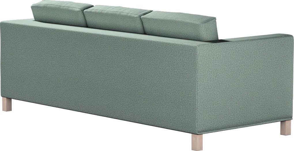 Potah na pohovku IKEA Karlanda 3-místná nerozkládací, krátký barva zelená látka pletený vzor