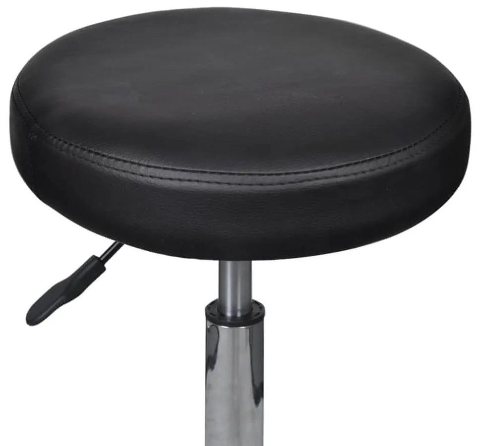 Petromila Kancelářské stoličky 2 ks černé 35,5x84 cm umělá kůže