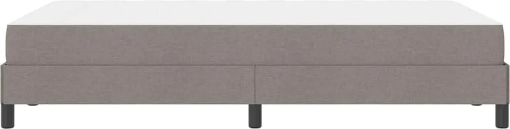 Postel s boxspringem Taupe 120 x 190 cm textil 3398476