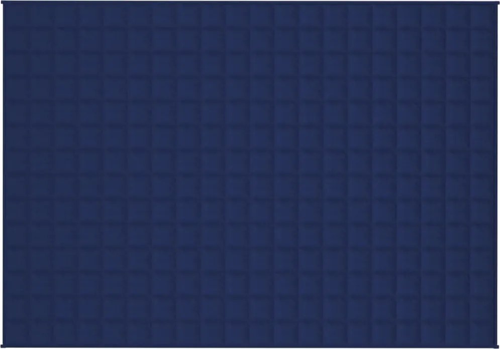 Zátěžová deka modrá 135 x 200 cm 10 kg textil 3154798