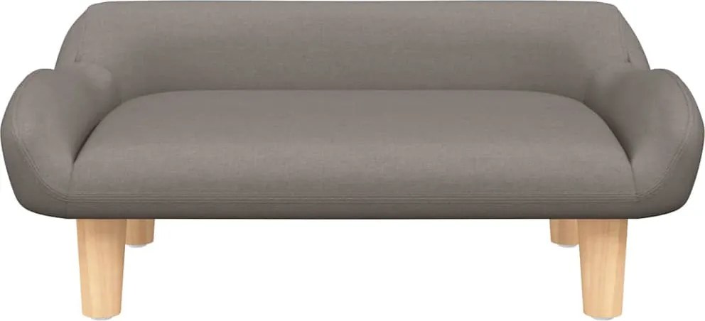 Pelíšek pro psy taupe 70 x 40 x 24 cm textil 171949