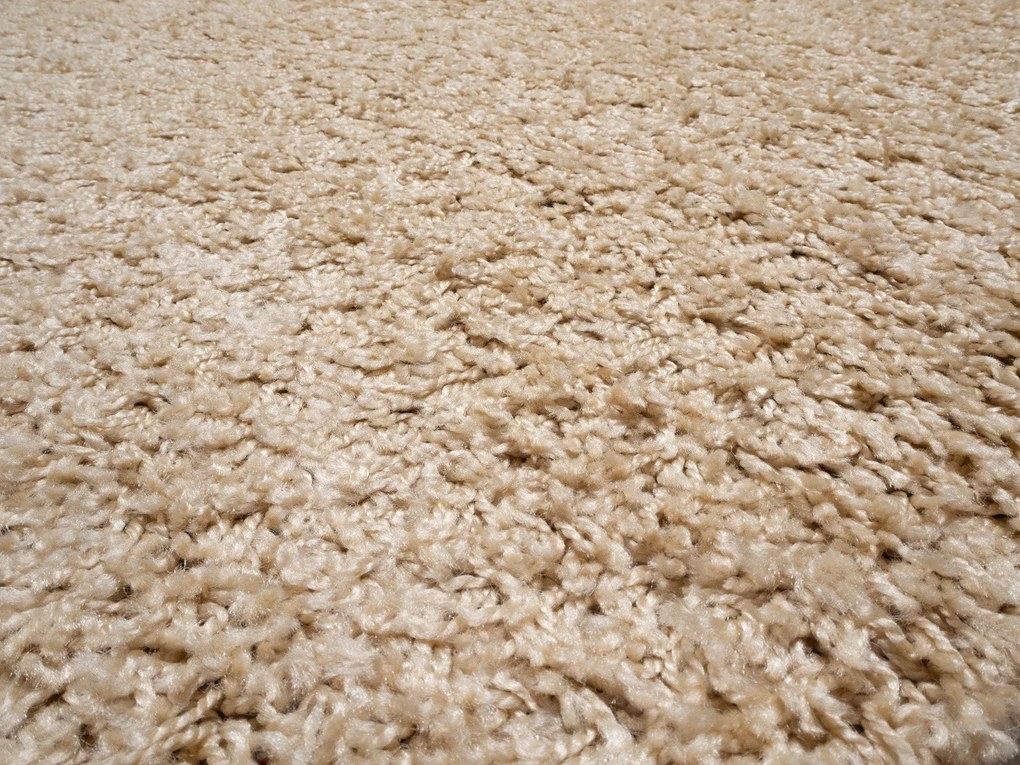Kusový koberec Efor Shaggy 2226 Beige, 160x230, béžová, obývacia izba, Mono Carpet
