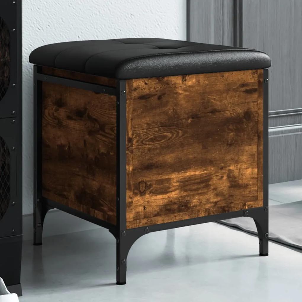 vidaXL Úložná lavice 42 x 42 x 45 cm kompozitní dřevo [835135] Barva: dub sonoma