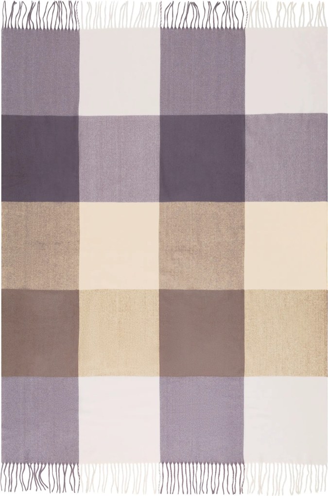 Livarno® Hebká deka, 130 x 170 cm (lila fialová)
