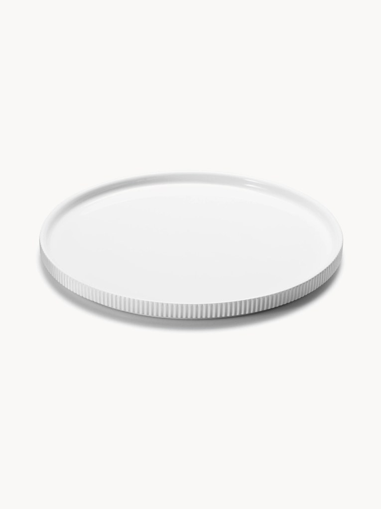 Sada mělkých talířů z porcelánu Bernadotte, 4 díly