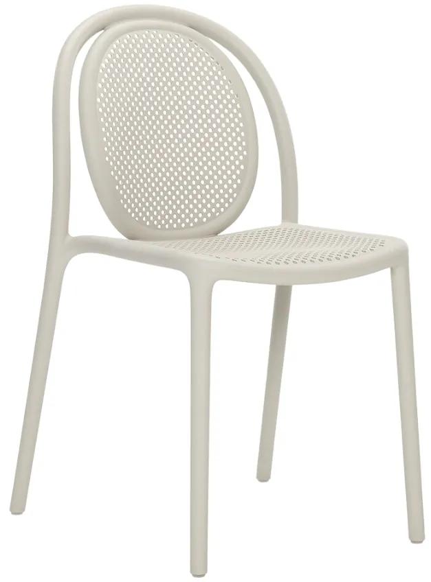 Pedrali Béžová plastová jídelní židle Remind 3730