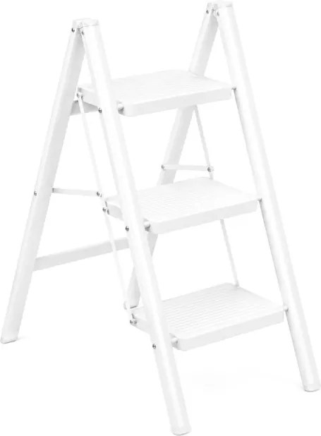 Skládací schůdky EASYSTEP 3-stupňové bílé