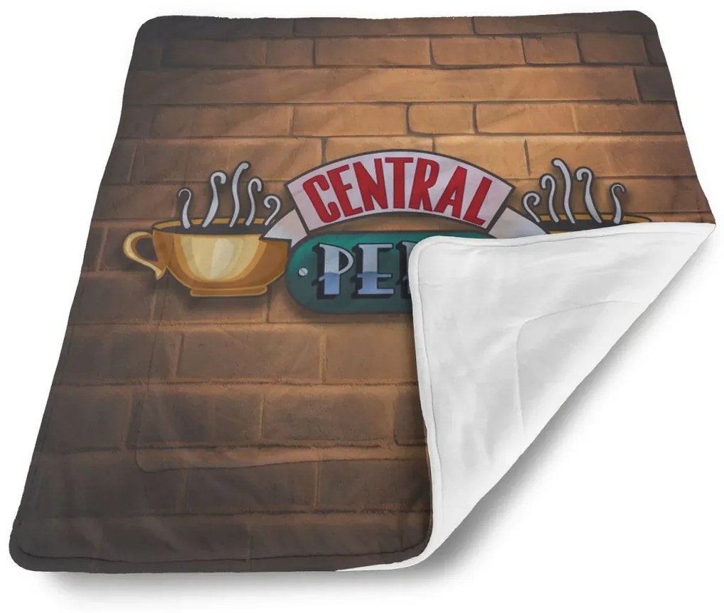 Sablio Deka pro miminko Seriál přátelé CENTRAL PERK Cihly - 80x100 cm