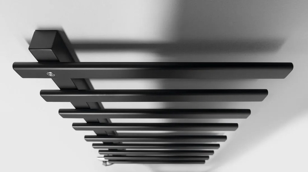 Sapho, ELCOR elektrický sušák ručníků 480x920x50mm, 128W, černá matná, EB460