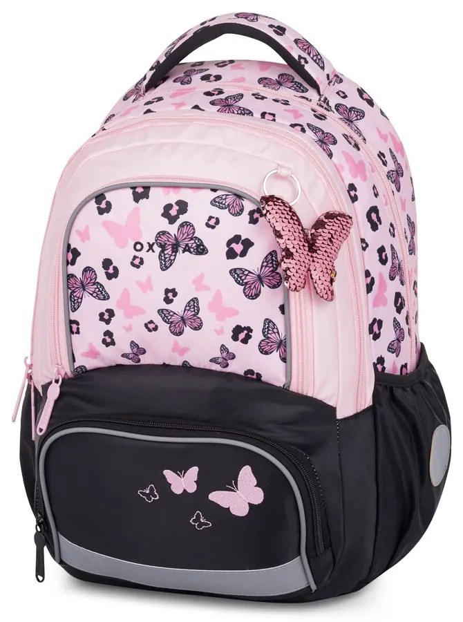 OxyBag Školní batoh Oxy Next Butterfly