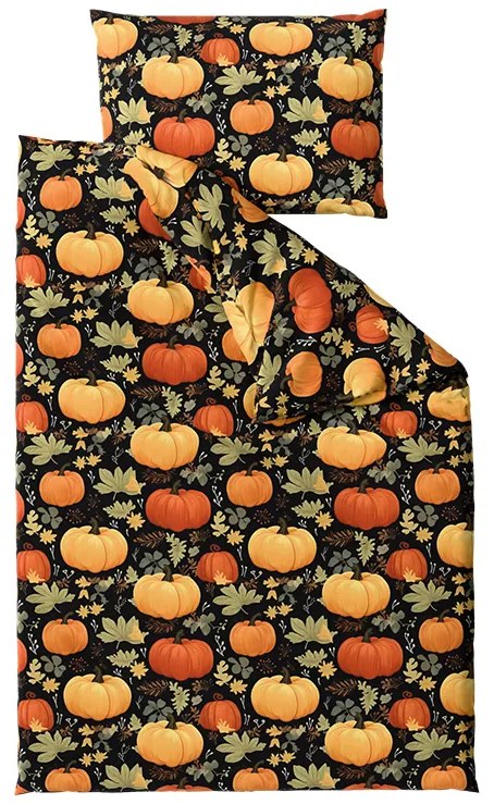 Povlečení z mikrovlákna ORANGE PUMPKINS barevné Rozměr povlečení: 70 x 90 cm | 140 x 220 cm
