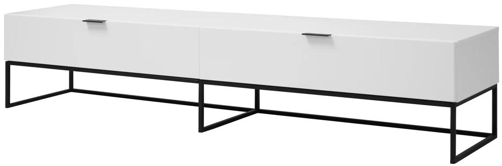Bighome - TV stolík KOBE 200 cm, biela