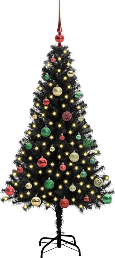 Vánoční stromeček Černá 150 cm PVC 3396473
