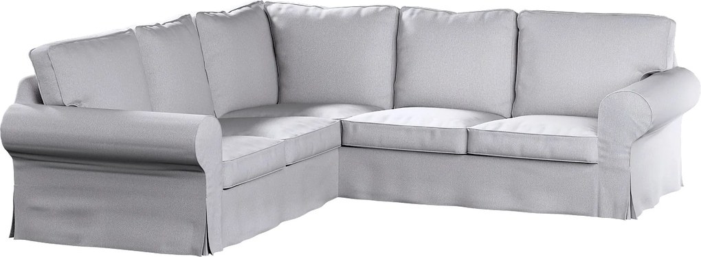 Potah na pohovku IKEA Ektorp rohová barva šedá látka pletený vzor