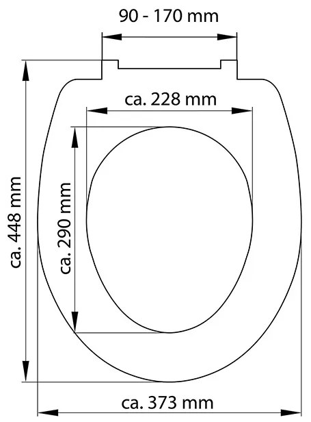 Eisl Sanitär WC prkénko Duroplast Soft Close Sailing 82148