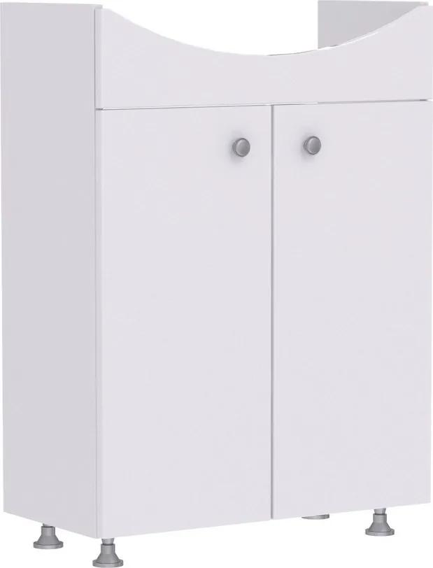 Casarredo - Komfort nábytek Spodní koupelnová skříňka ALIM DUM BAHAMA 50 pod umyvadlo, bílá
