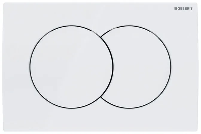 BPS-koupelny Podomítkový modul Geberit DuoFix s WC mísou MU-GL-BL-RIM-03 + ovládací tlačítko Delta 01 bílá