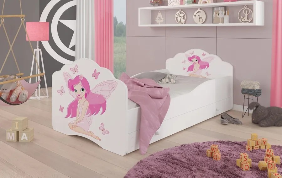 Dívčí postel do dětského pokoje Agnes 160x80 cm